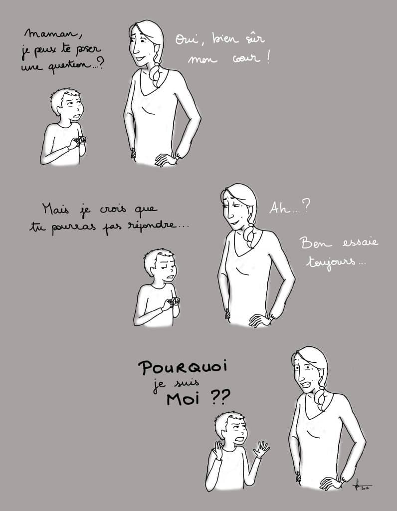 Questions existentielles.... - Fleur Illustration